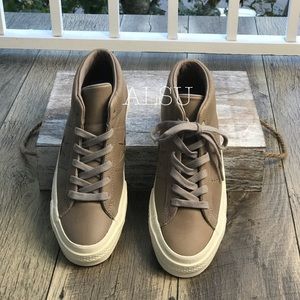 Converse | Shoes | Nwt Converse One Star Mid Malted Beige W Authentic ...